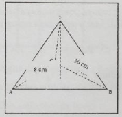 Perhatikan gambar limas segitiga berikut! Jika vol...